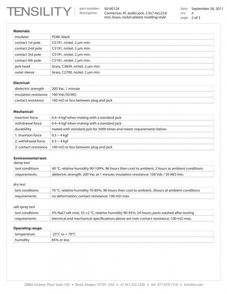 50-00124 technical document, page 2