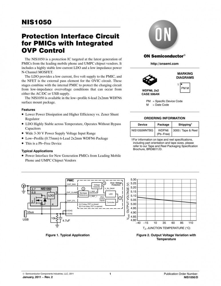 NIS1050 datasheet page 1