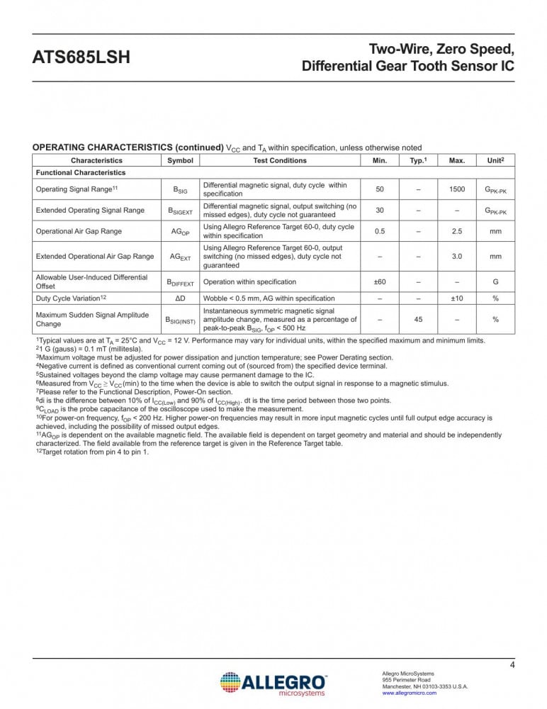 ATS685LSHTN-T datasheet page 4
