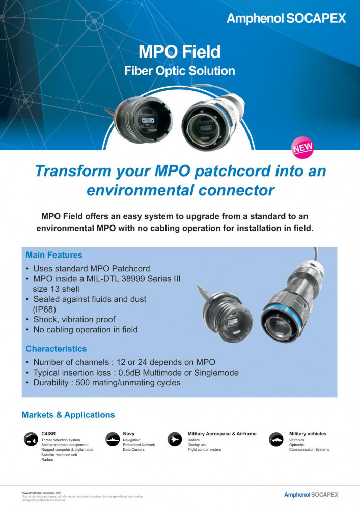 Amphenol MPO Field documentation page 1