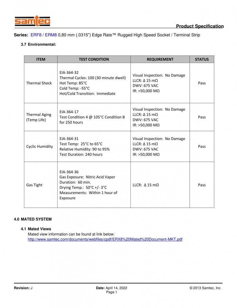 ERF8 ERM8 product specification page 3