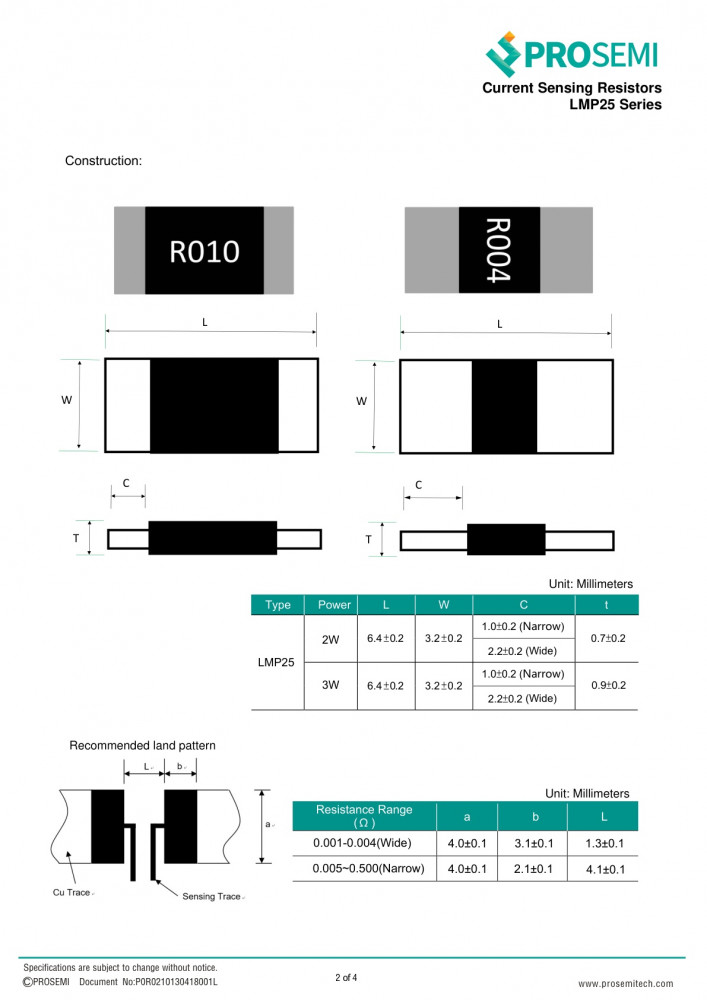 LMP25 technical document page 2