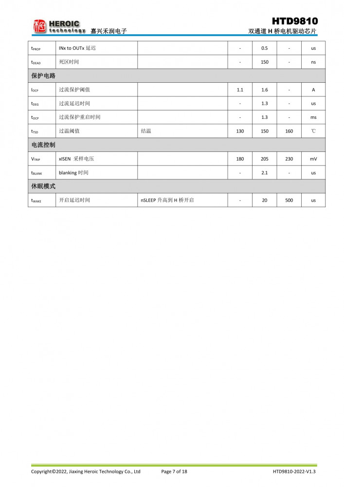 HTD9810TPH datasheet page 7