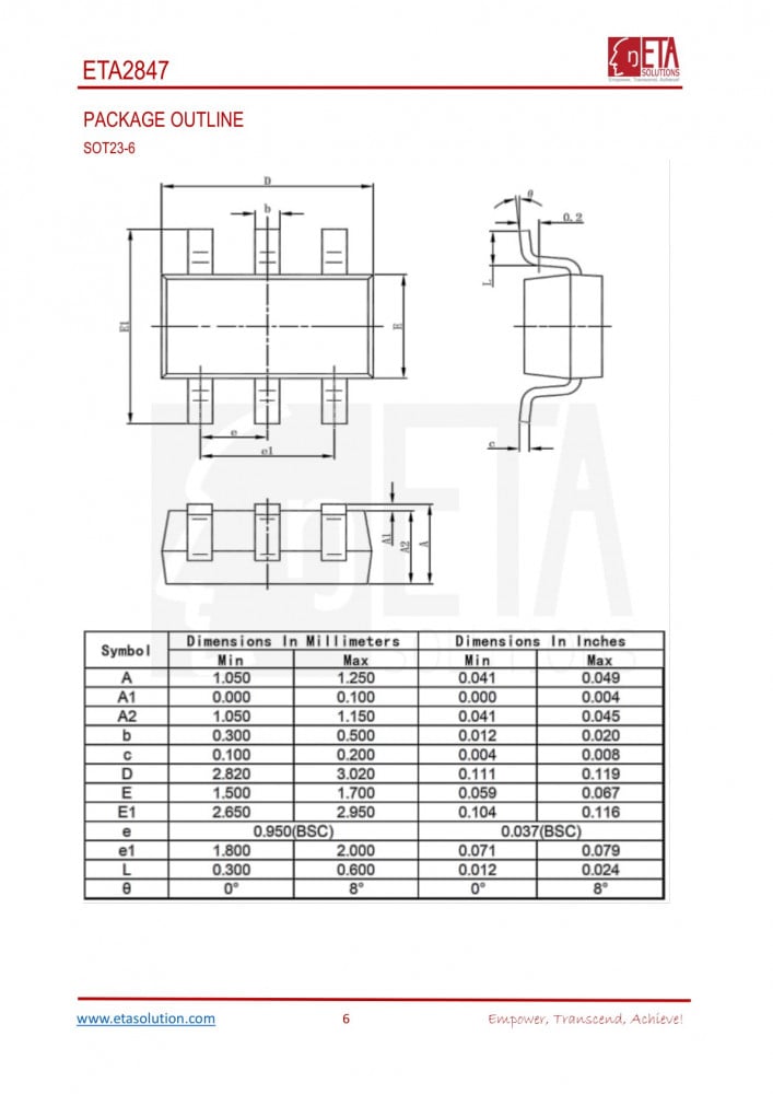 ETA2847S2G datasheet page 6