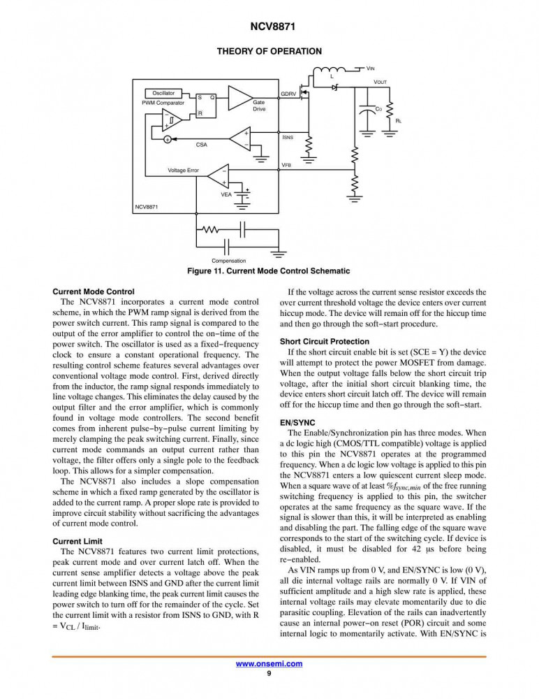 NCV8871 document page 9