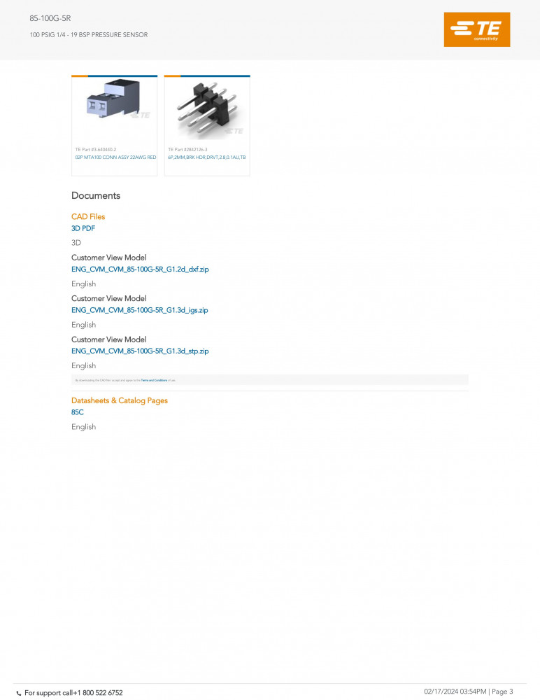 85-100G-5R technical document page 3