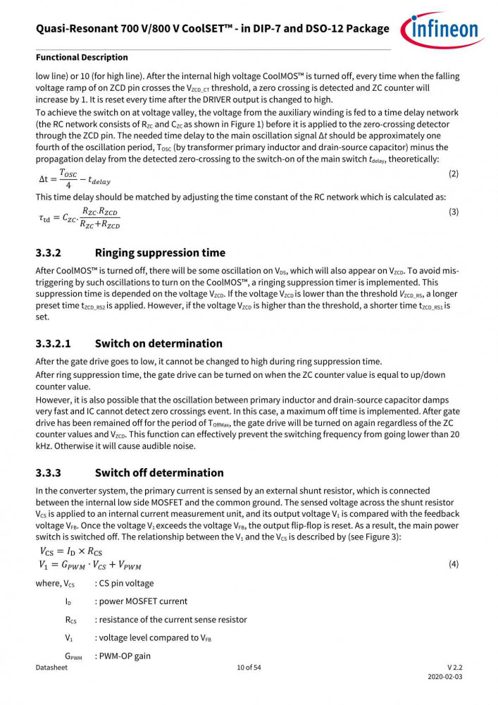 ICE5QR1070AZ technical document page 10