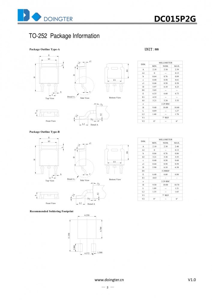 DC015P2G datasheet page 5