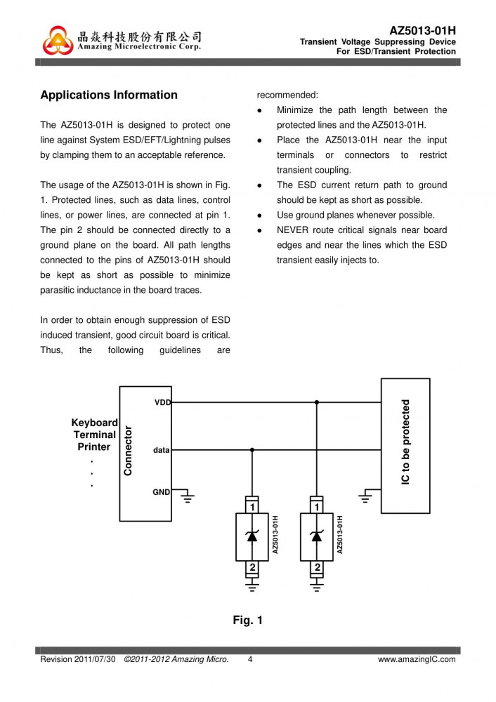 AZ5013-01H datasheet page 4