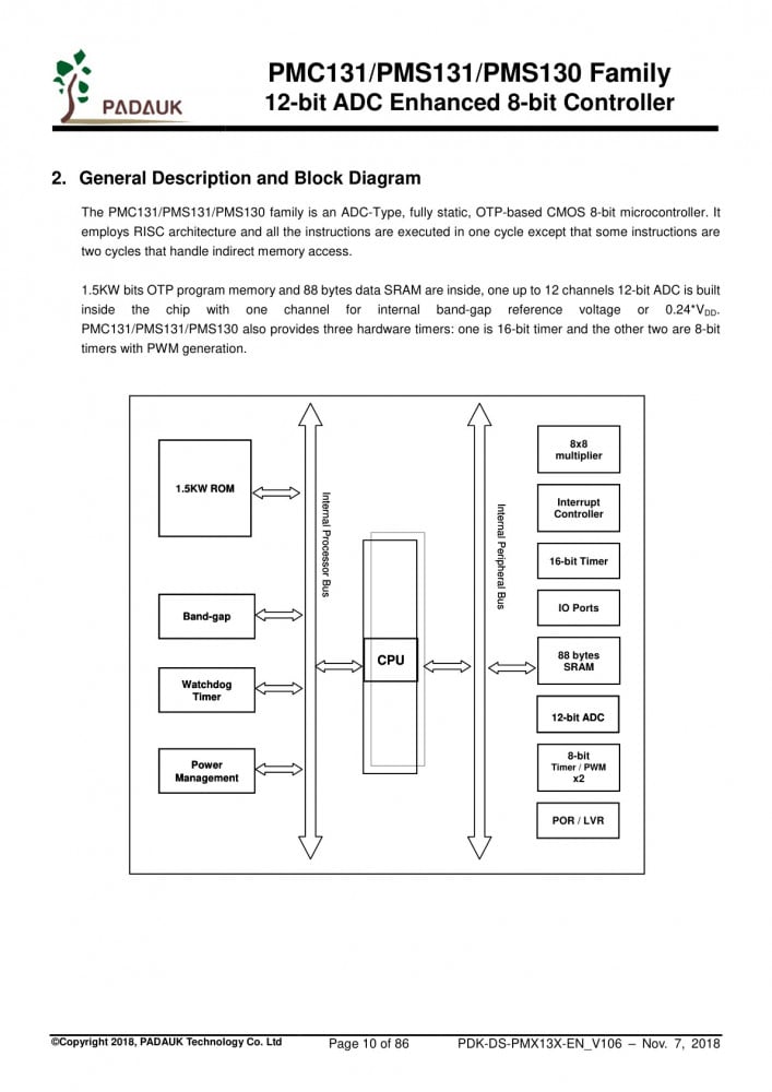 PMC131 family datasheet page 10