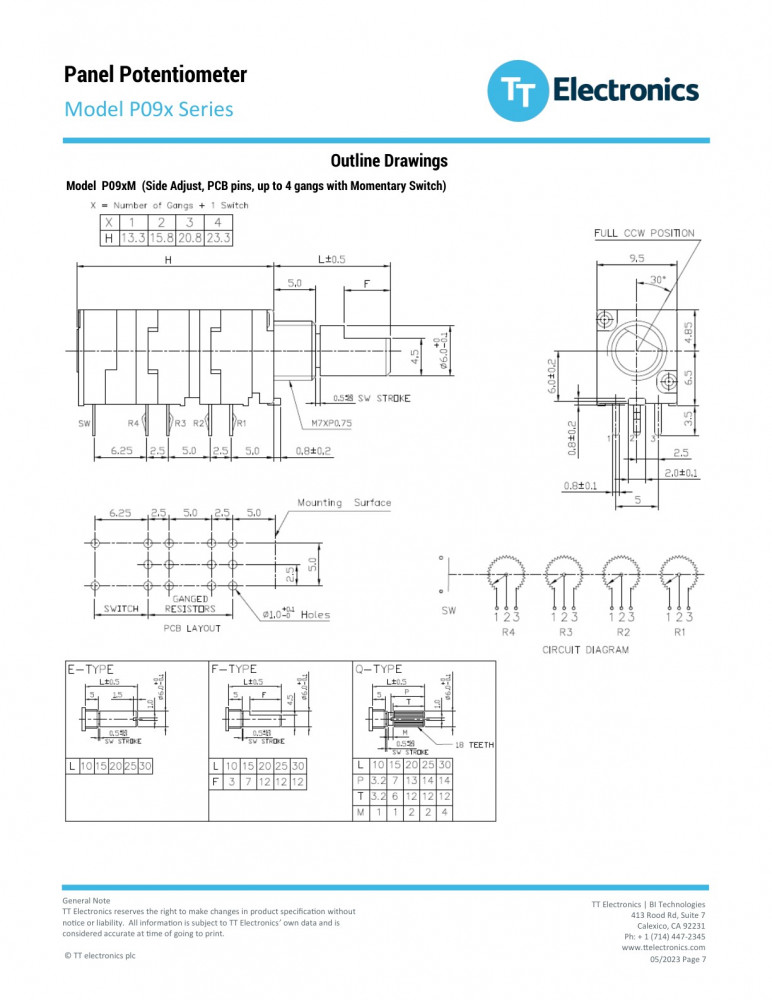 P09x series document page 7