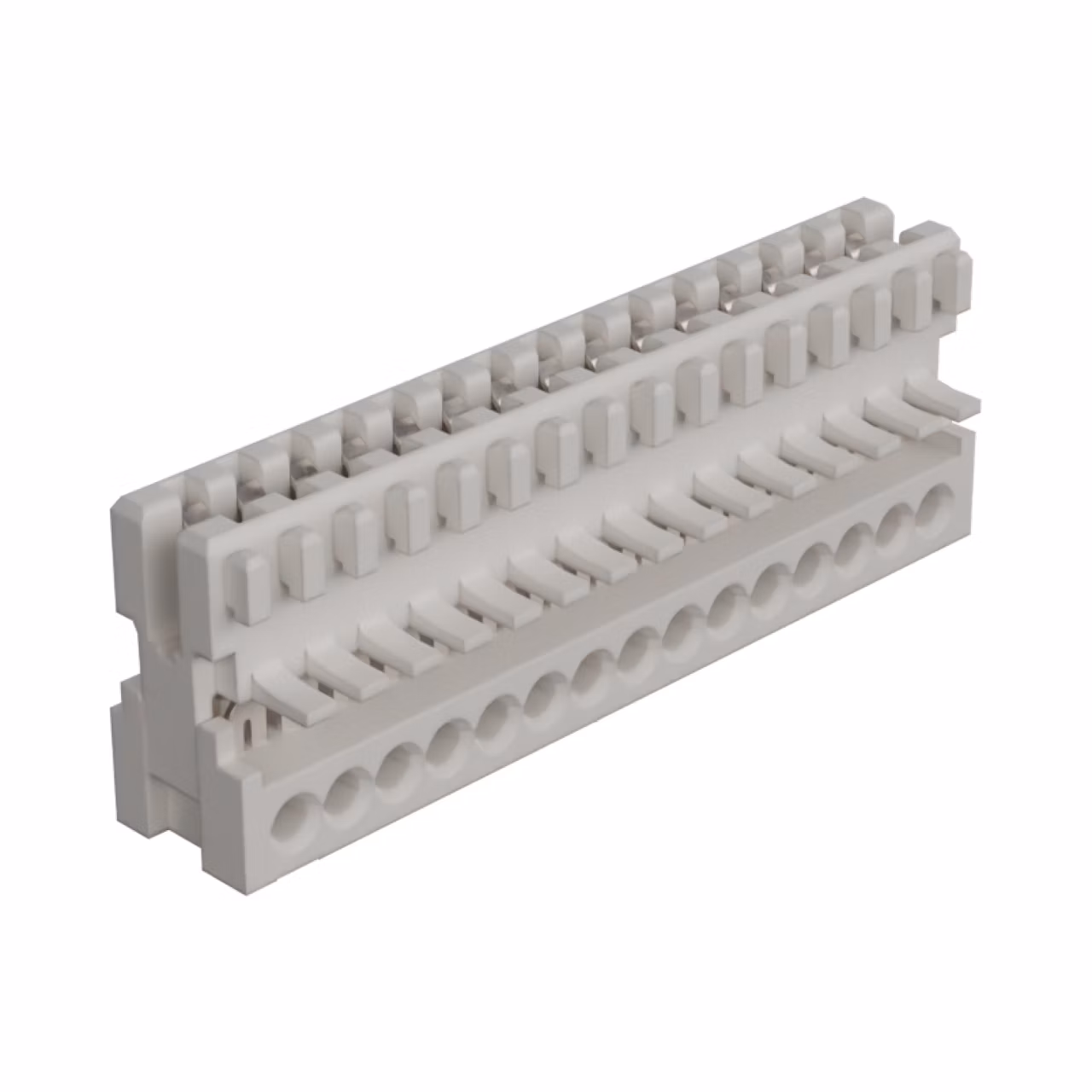 Appli-Mate RAST 2.5 Female Connector, 2.50mm Pitch, 15 Circuits, All Position Keys, Open Endwalls for sale