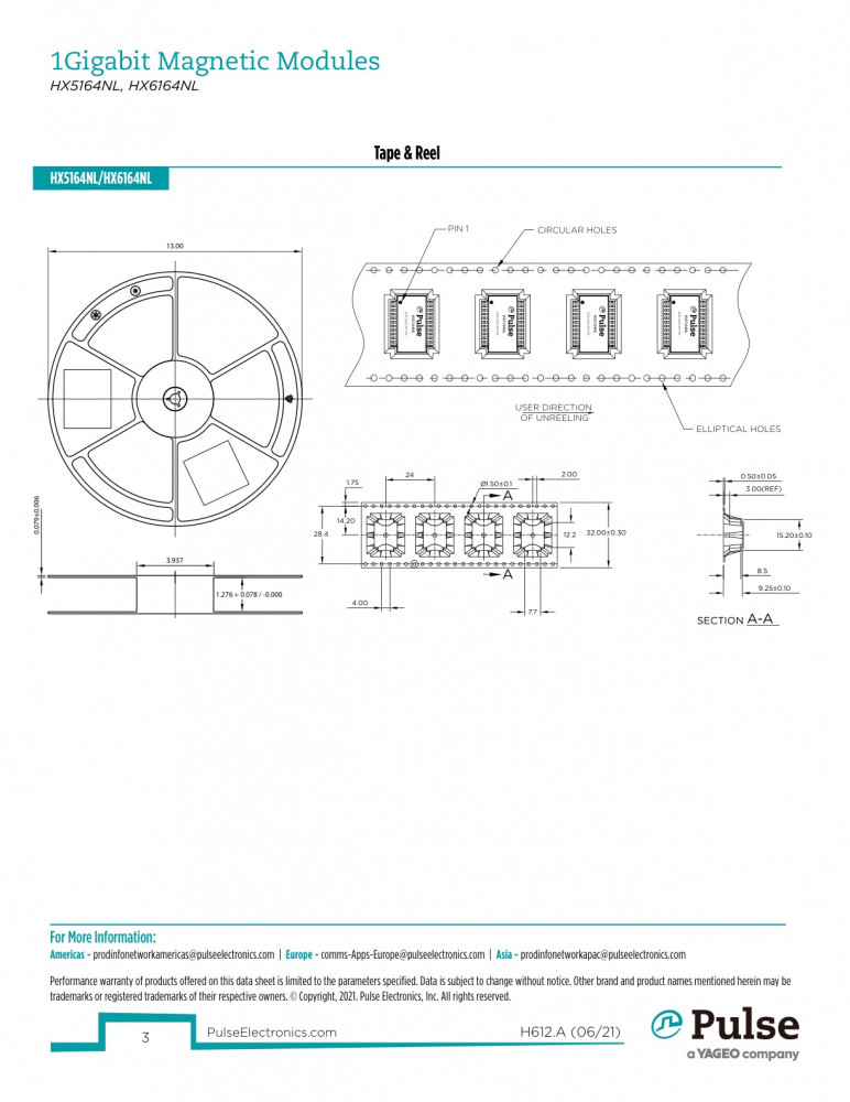 HX6164NLT datasheet page 3
