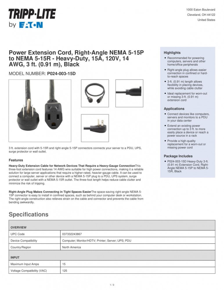 P024-003-15D technical document page 1