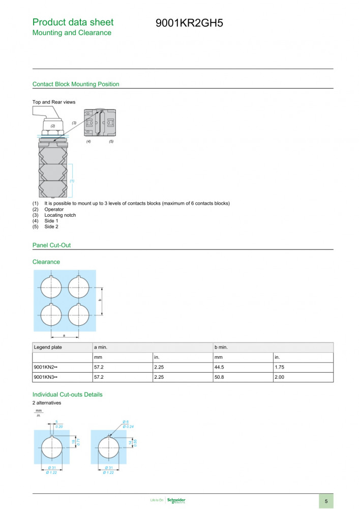 9001KR2GH5 technical document page 5