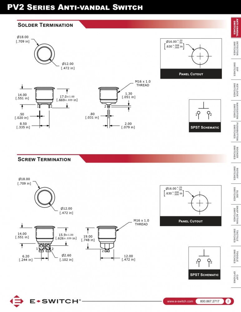 PV2PV3PV6HEX16 datasheet page 2