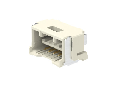 1.50mm Pitch CLIK-Mate Wire-to-Board PCB Receptacle, Single Row, Surface Mount, Right-Angle, 0.76µm Gold (Au) Plating, 5 Circuits, Black
