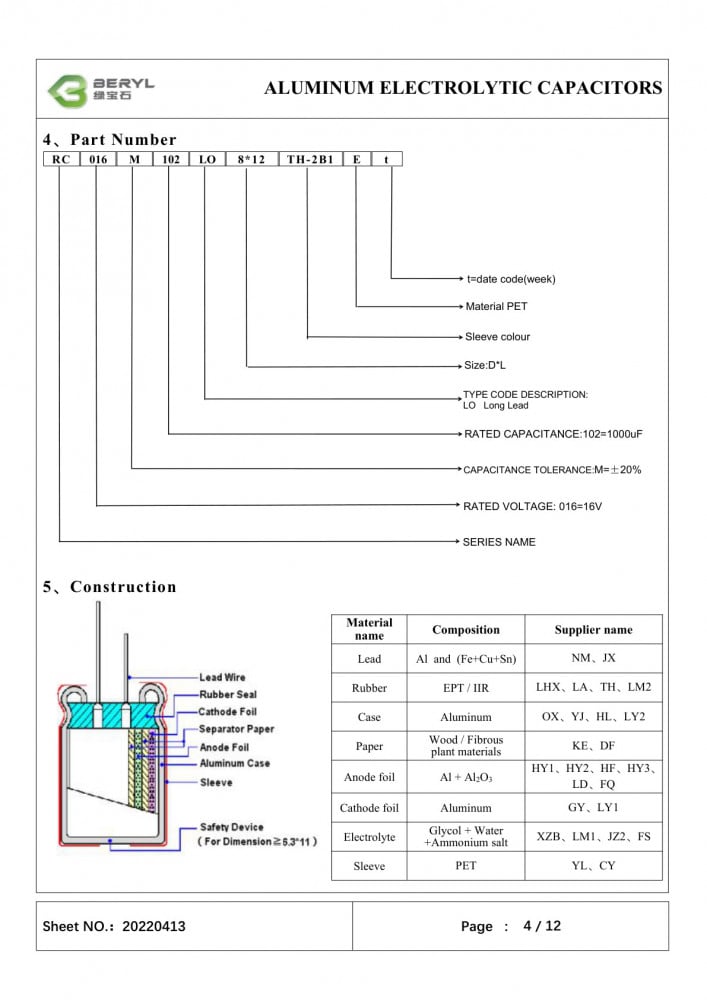 RC016M102LO8*12TH-2B1Et datasheet page 4