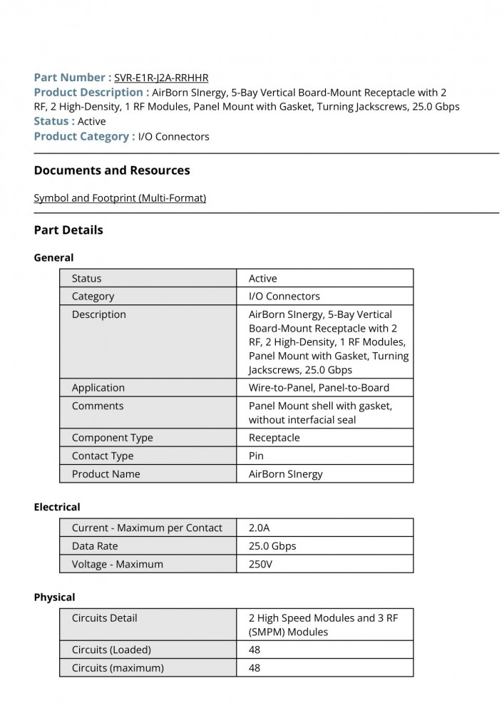 SVR-E1R-J2A-RRHHR technical document image, page 1