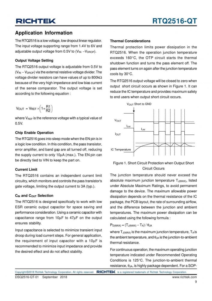 RTQ2516GSP-QT datasheet page 9