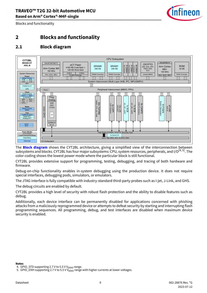 CYT2BL datasheet page 9