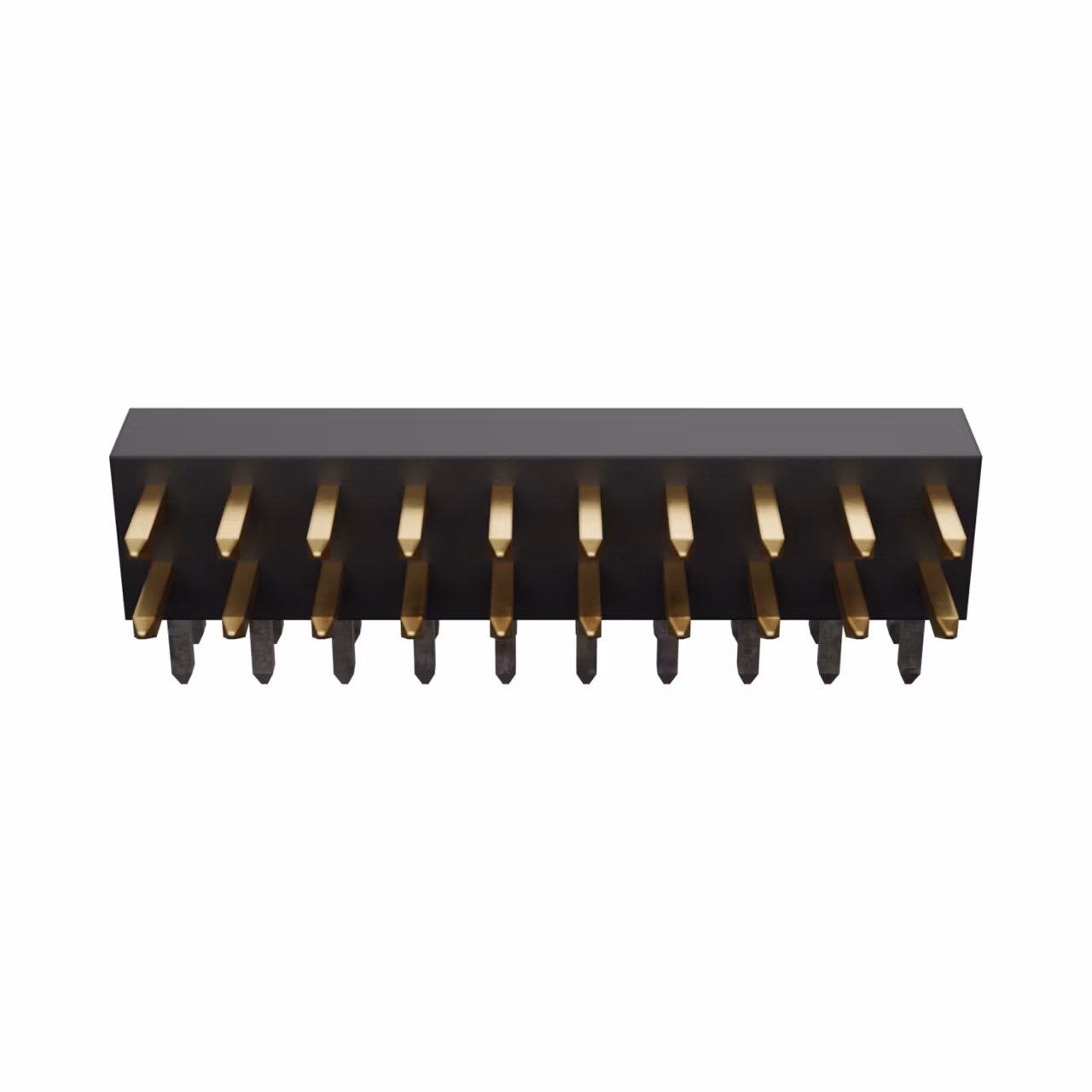 2.00mm Pitch Milli-Grid Header, Right-Angle, Through Hole, 20 Circuits, 0.38µm Gold (Au) Plating, Mating Pin Length 3.06mm, Tail Length 2.60mm, Tray, Lead-Free for sale