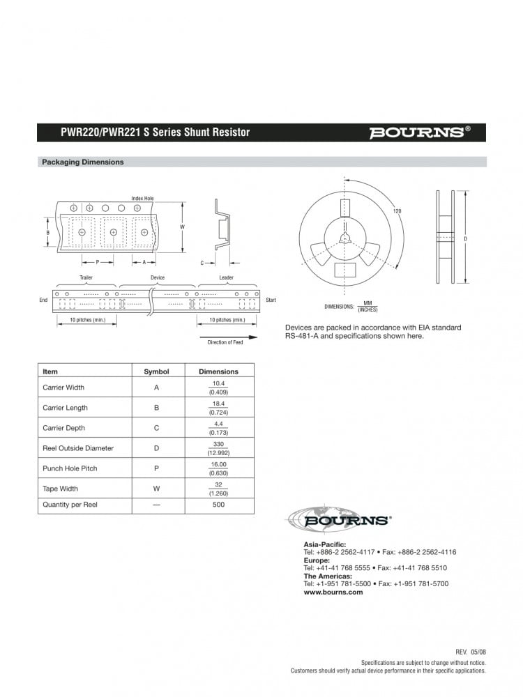 BOURNS PWR220 S Series document page 4