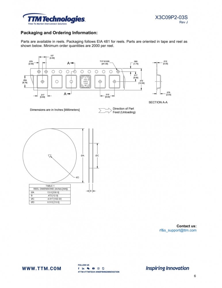 X3C09P2-03S datasheet page 6