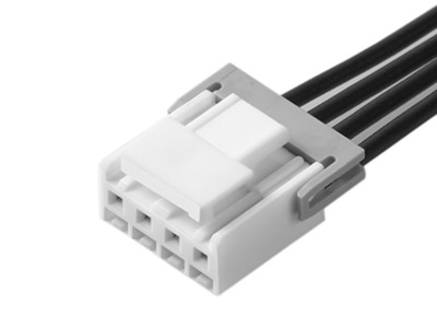 Mini-Lock-to-Mini-Lock Off-the-Shelf (OTS) Cable Assembly, 2.50mm Pitch,  Female-Female, Single Row, 100.00mm Length, 5 Circuits, Natural