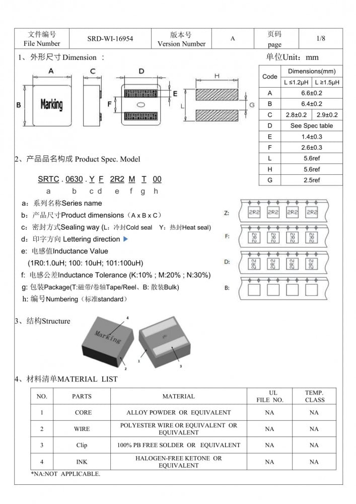 SOREDE specification page 3