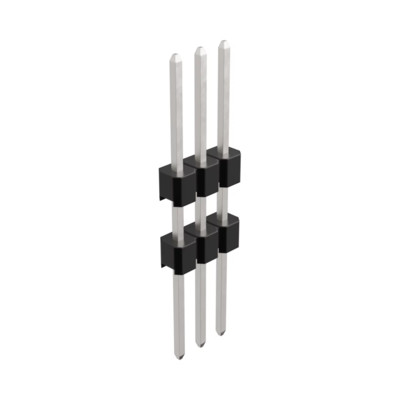 KK 254 PCB Header, Single Row, Dual Body, Through Hole, Vertical, 3 Circuits, 2.50µm Tin(Sn) Plating, 8.50mm Stacking Height, Tray Packaging, Lead-Free for sale