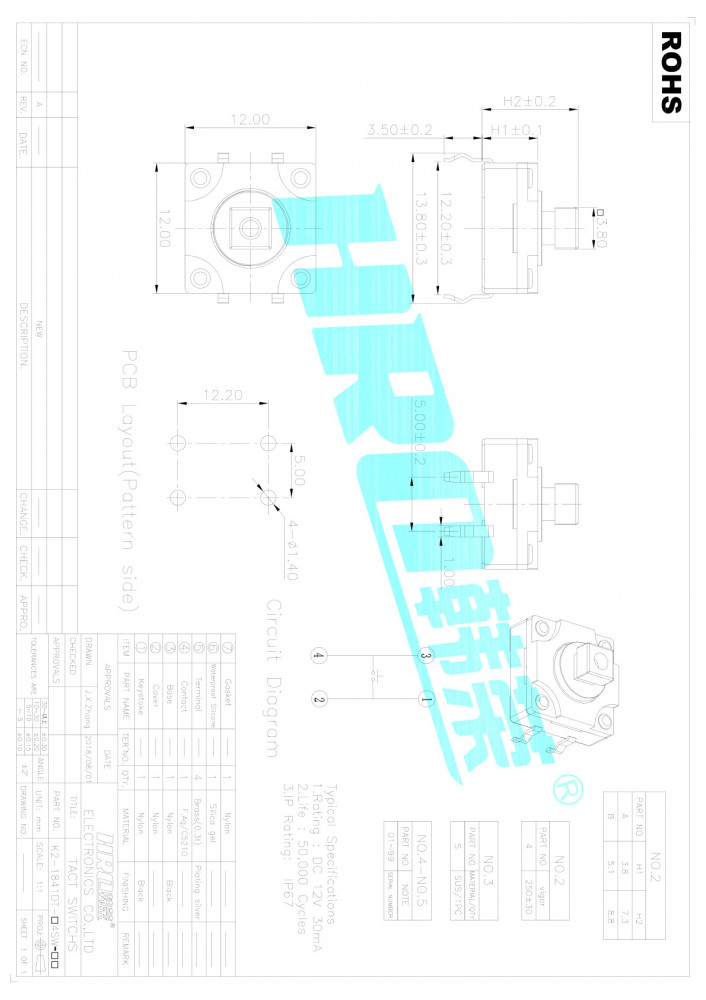 K2-1841DT-A4CW-02 technical document preview