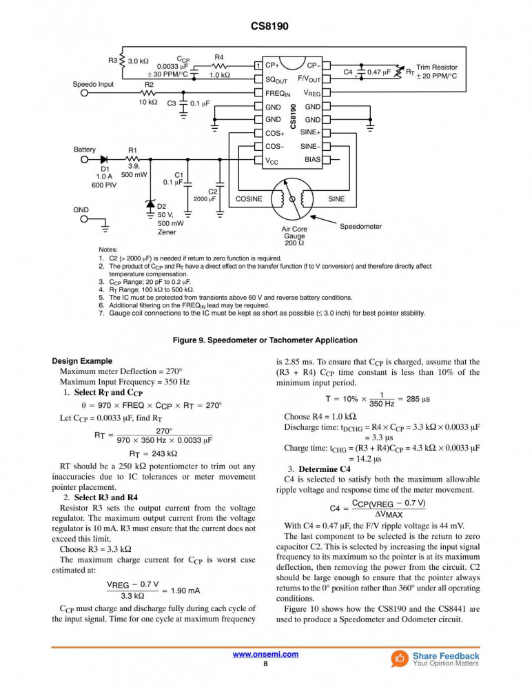 CS8190 datasheet page 8