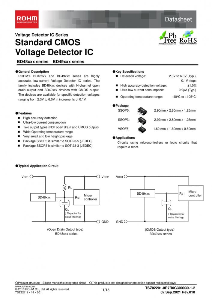 BD48K31G-TL datasheet page 1