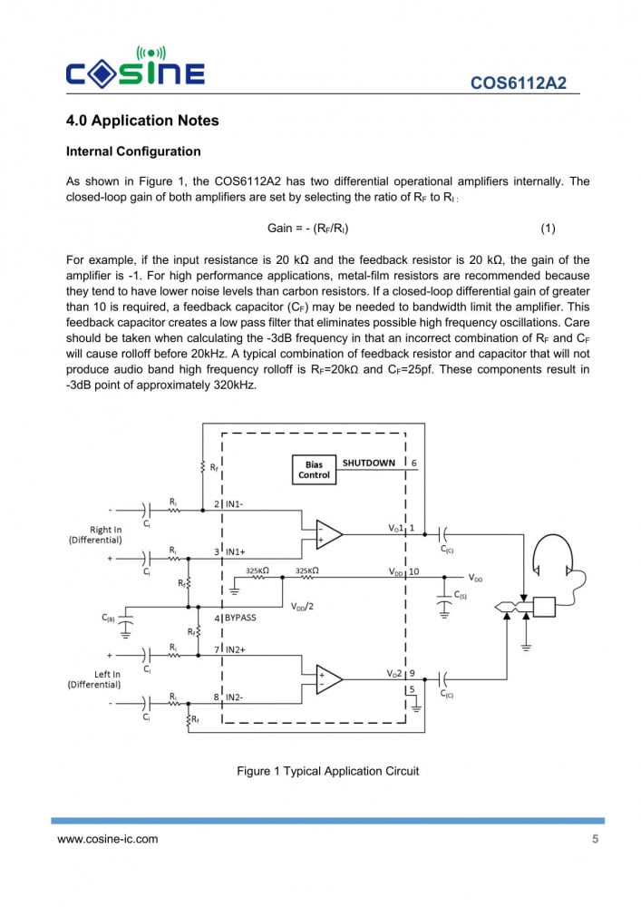 COS6112 datasheet page 5