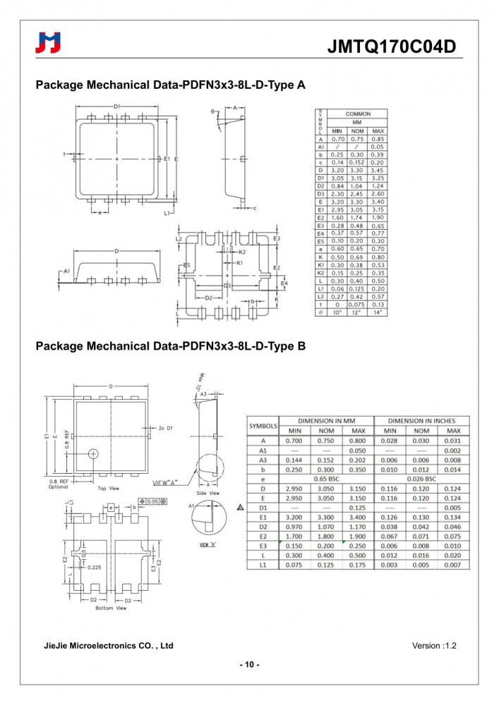 JMTQ170C04D datasheet page 10