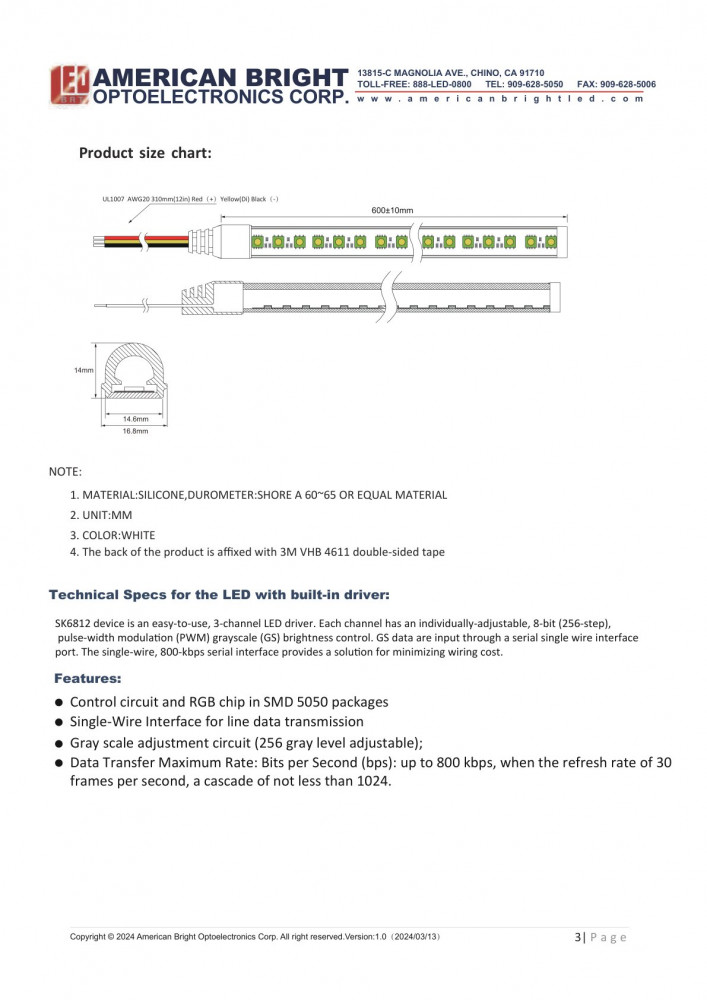 AB-FB012I8-02412-XB1 datasheet page 3