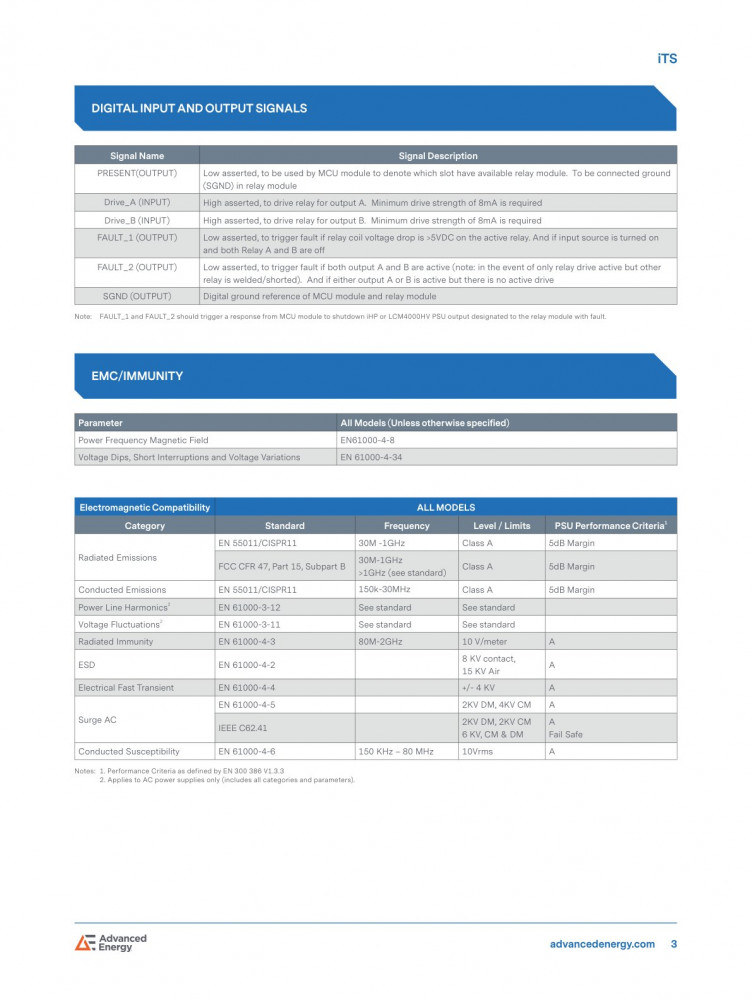 Intelligent Transfer Switch documentation page 3