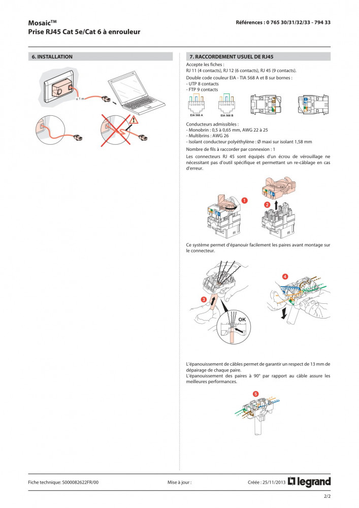 Legrand 076533 technical document, page 2