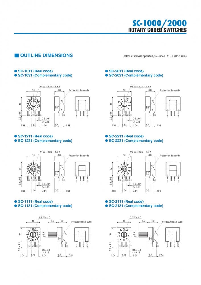 Nidec SC-2210TB datasheet page 5