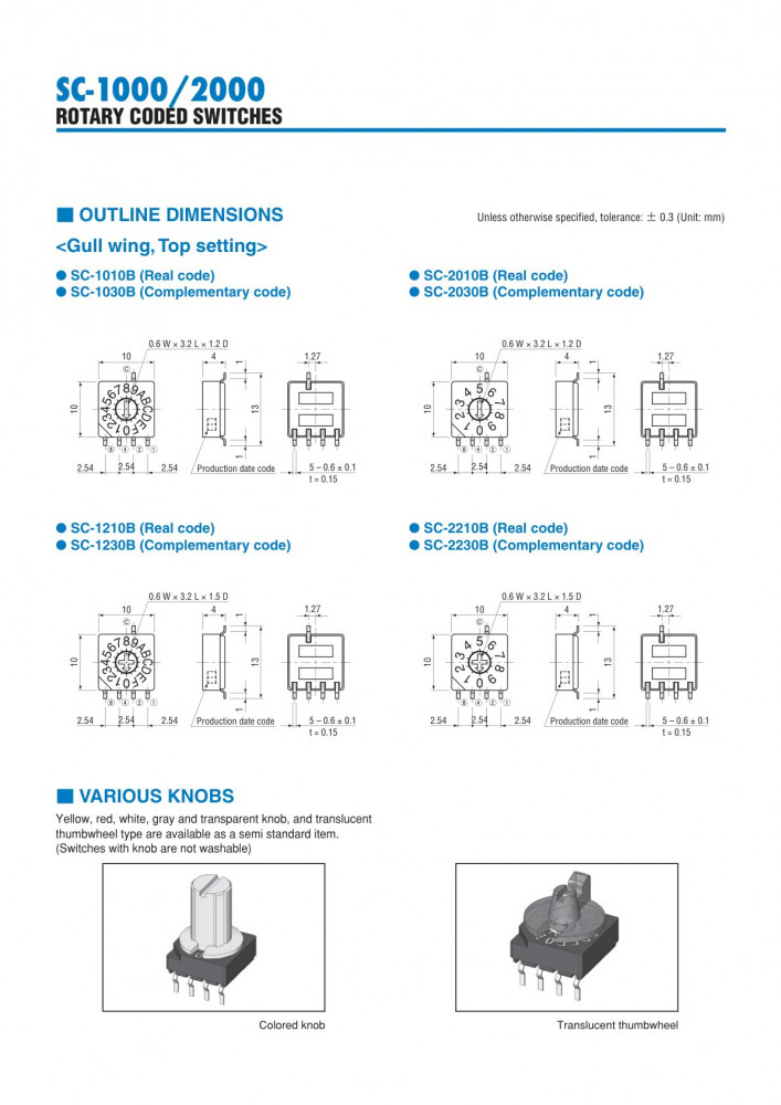 Nidec SC-2210TB datasheet page 6