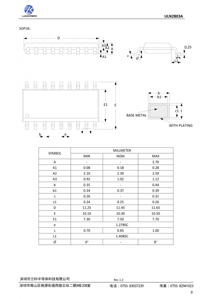 ULN2803AG datasheet page 8