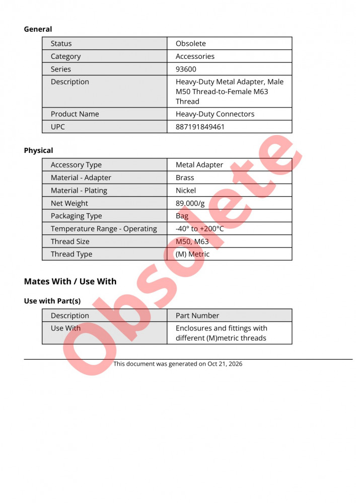 936000314 product document image, page 2