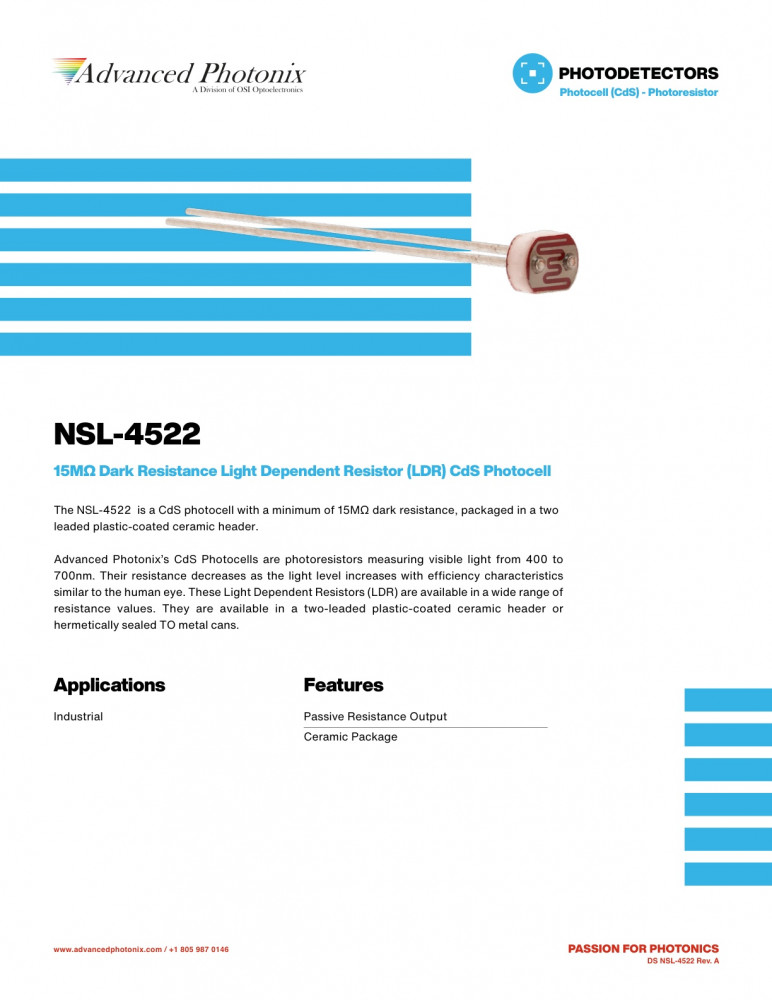 NSL-4522 technical document page 1