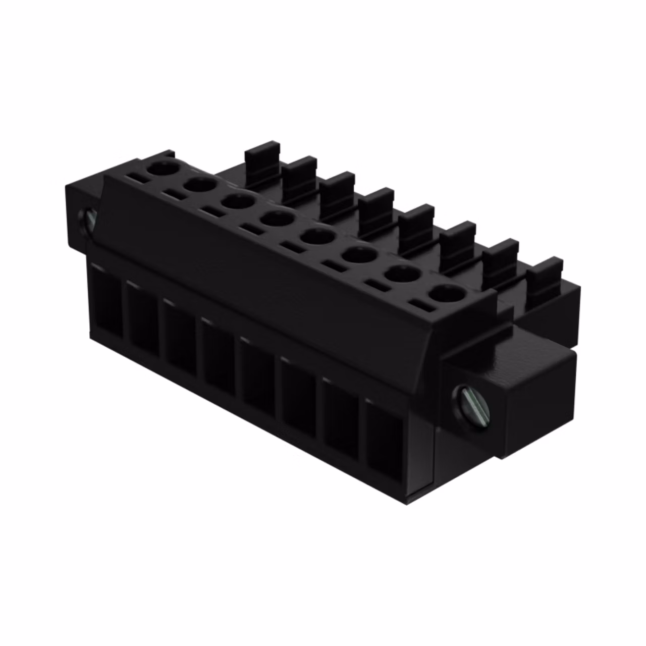 3.50mm Pitch Eurostyle Horizontal Plug, with Retention Screws, 8 Circuits for sale