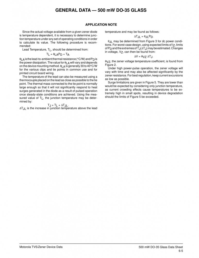 BZX85C100RL datasheet page 5