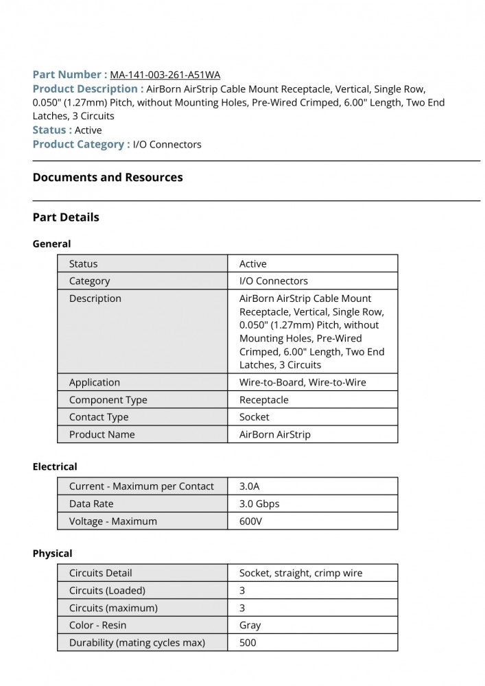 Product document image, page 1