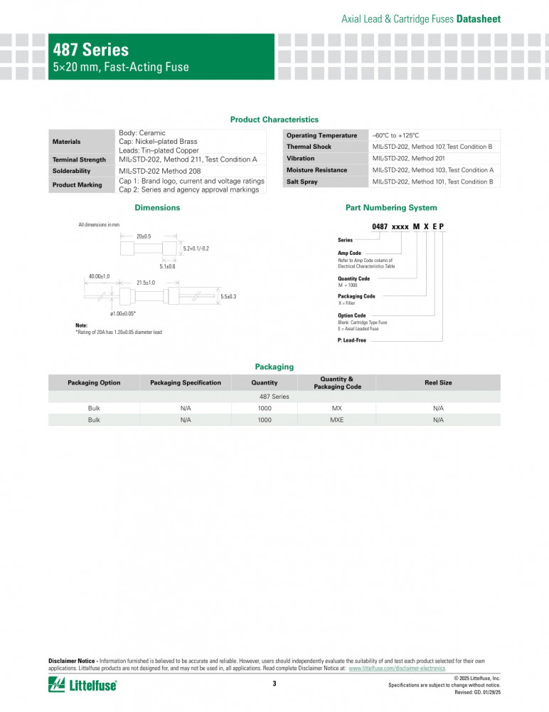 487 Series technical document page 3