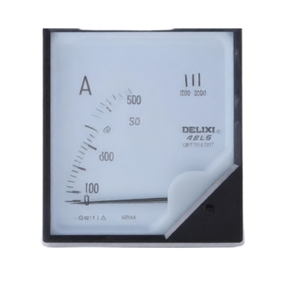 Delixi Electric 42L6A5000 Analog Ammeter Panel Gauge for Electrical Current Measurement