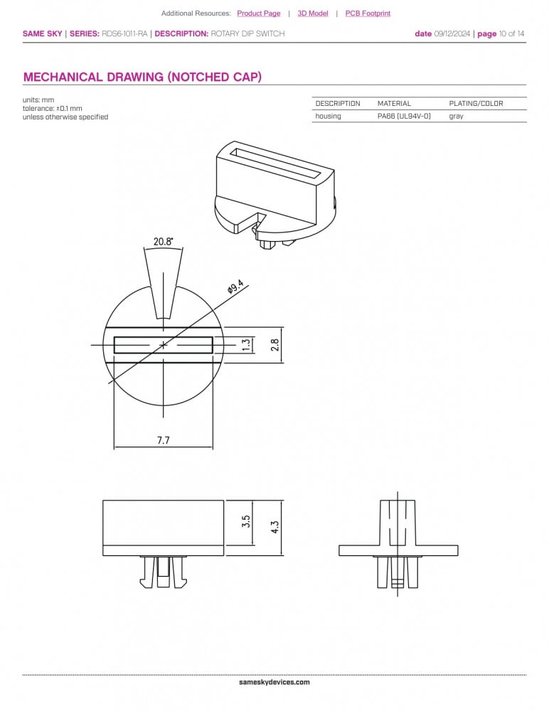 CUI RDS6 series datasheet page 10